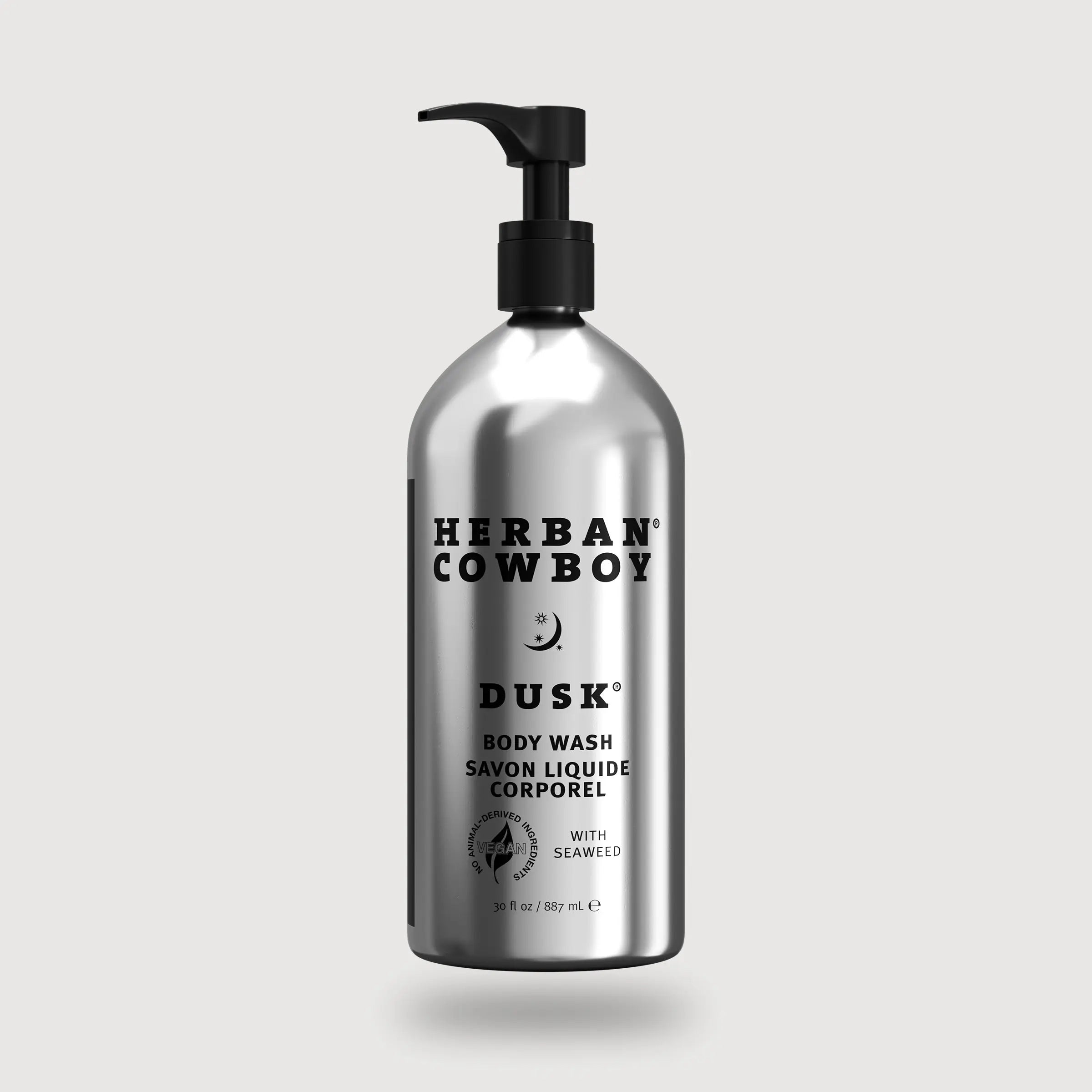 Dusk Body Wash Refillable Aluminum Pump | Herban Cowboy
