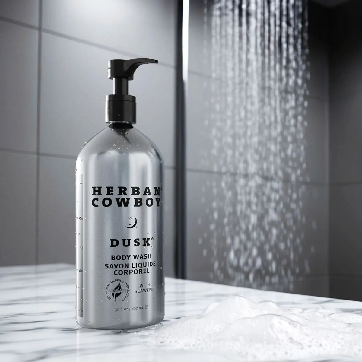 Dusk Body Wash Refillable Aluminum Pump - Herban Cowboy